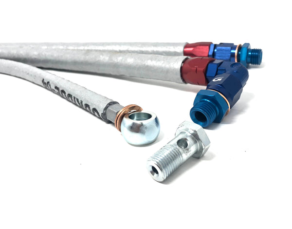 DIF 10050 Turbo Oil & Coolant Line Kit S14 SR20DET Top Mount Premium ...